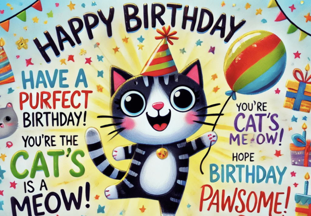 What are Some Cat Puns for Birthday Cards? - Richmond Mom