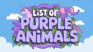 45 Purple Animals You Should Know About - Richmond Mom