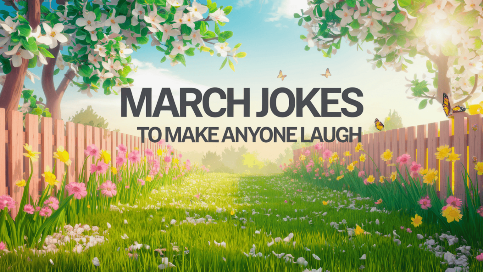 159 March Jokes to Bring Laughter This Spring - Richmond Mom