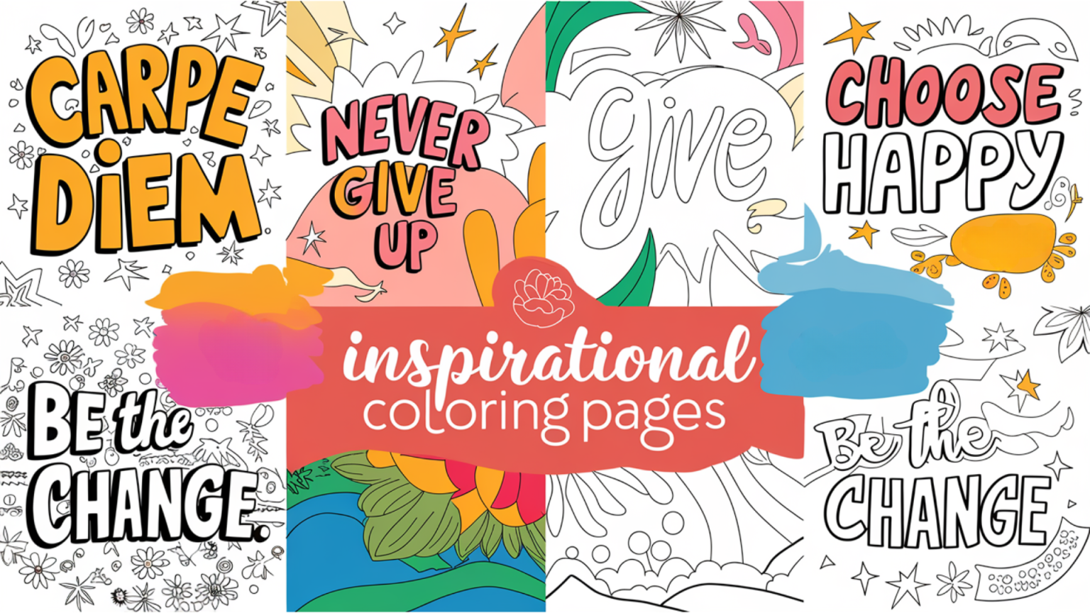40 Inspirational Coloring Pages to Uplift Your Day - Richmond Mom