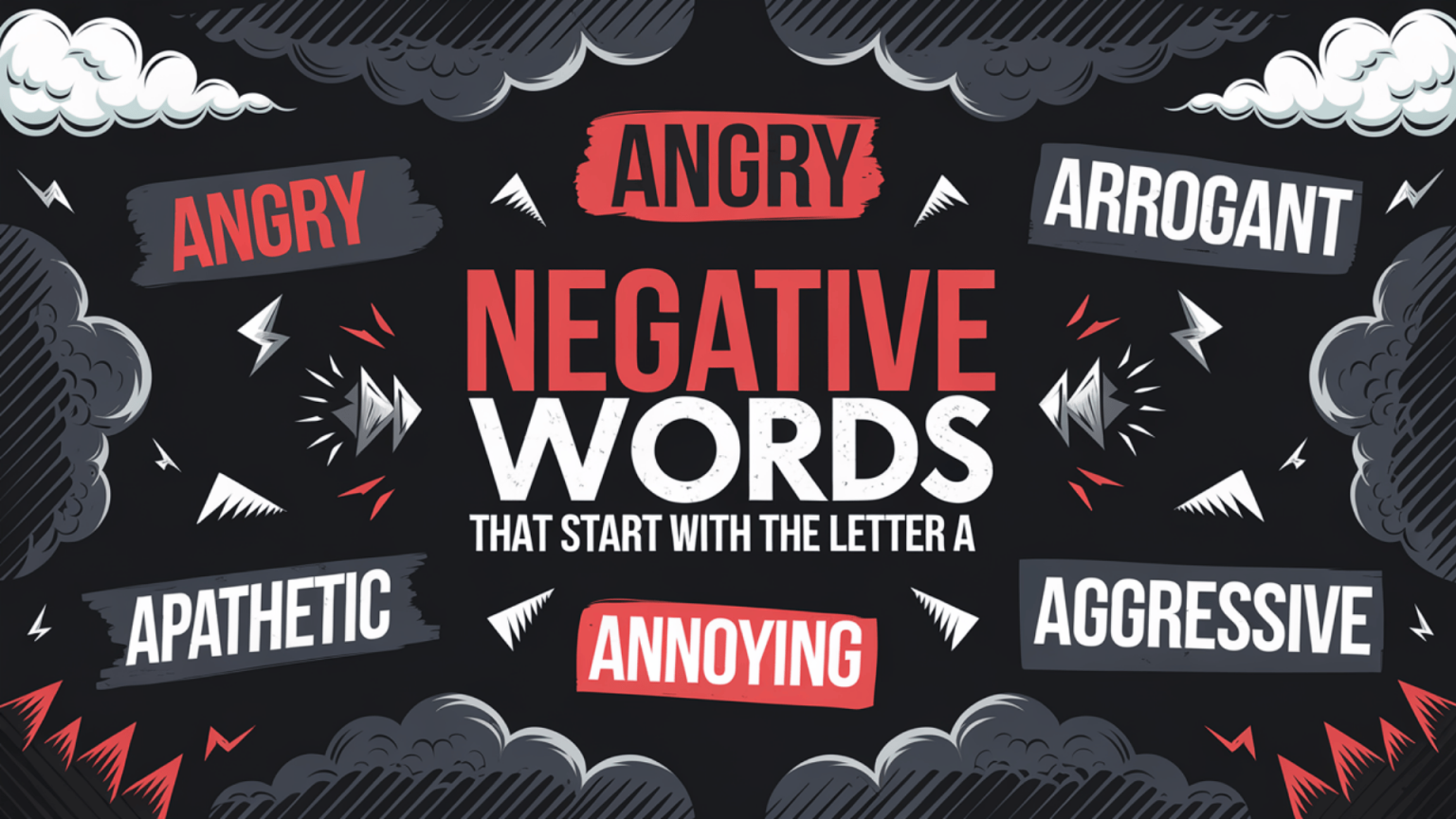 75 Negative Words That Start With A - Richmond Mom