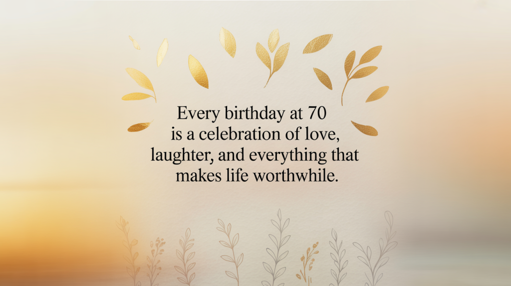 320 Inspiring Turning 70 Quotes for a Joyful Celebration - Richmond Mom