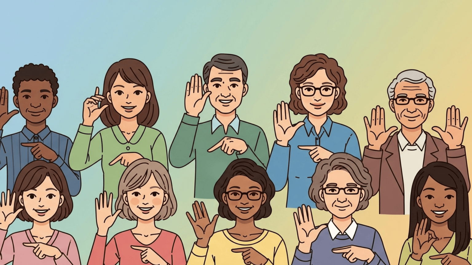 ASL Greetings: How to Sign Hello and Goodbye for Beginners - Richmond Mom