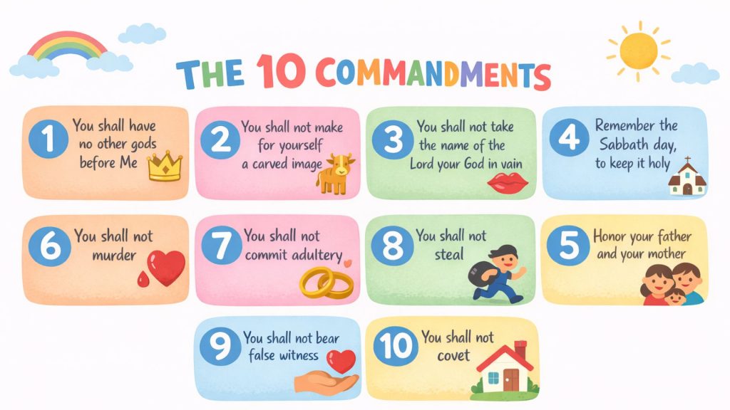 The 10 Commandments for Kids Made Easy and Understandable - Richmond Mom