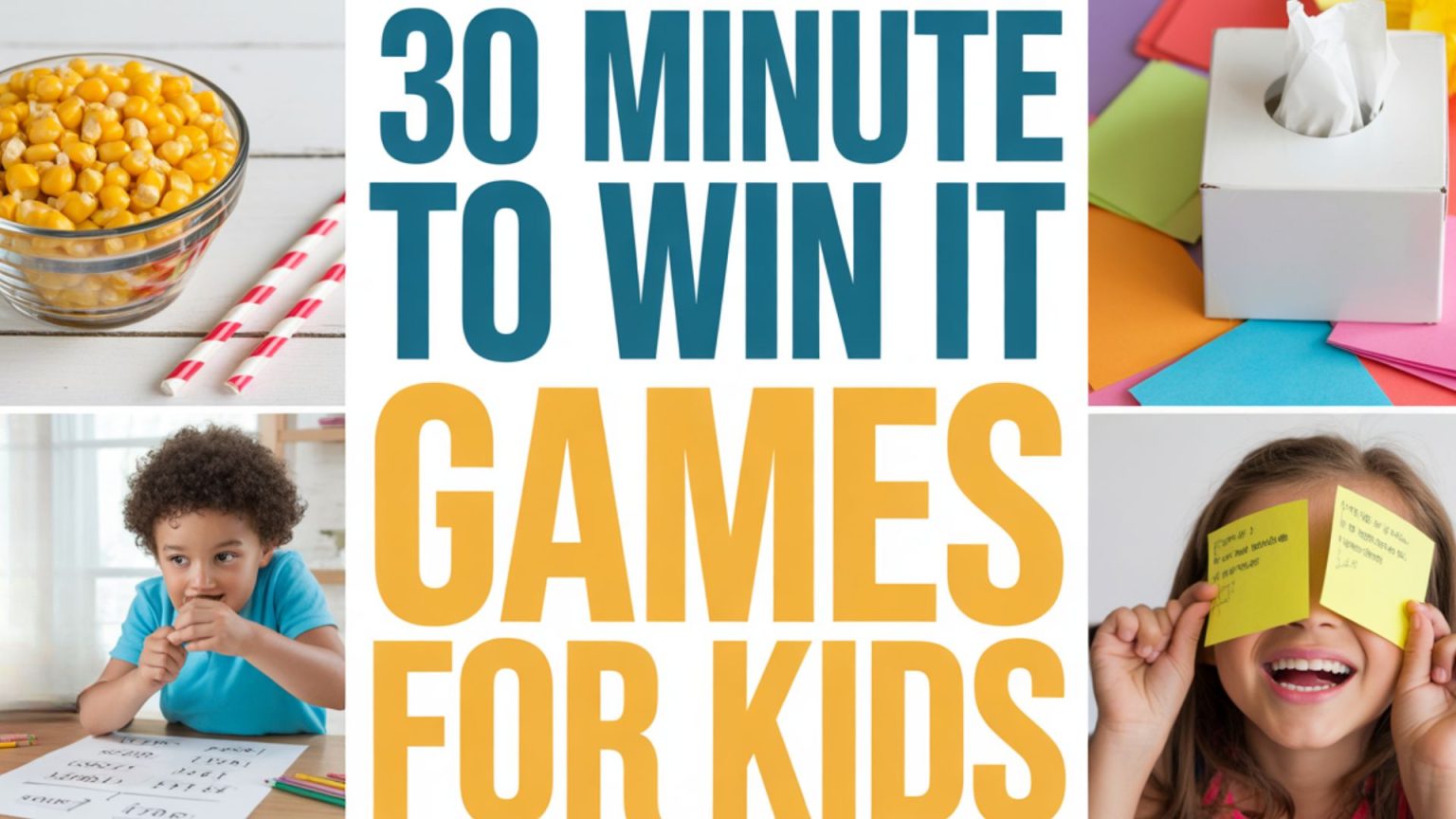 60 Minute to Win It Games for Kids: Epic Fun Challenges - Richmond Mom